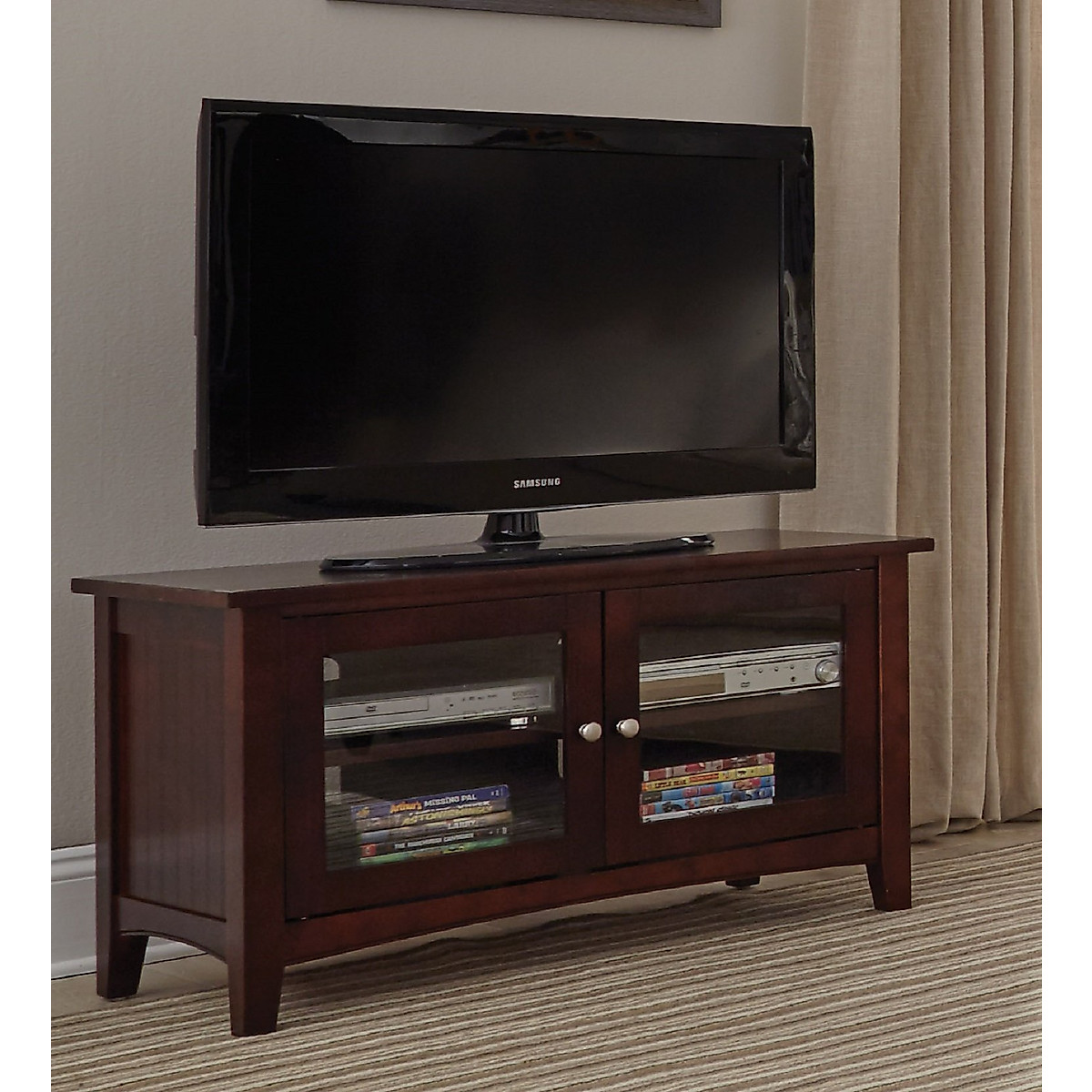 Alaterre Furniture Shaker Cottage 36" TV Stand, Cherry
