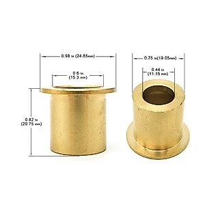 koxuyim Bronze Shifter Cup Isolator Bushing,Fits for S10 S15 T4 T5 T56 T45 Manual Transmission for Ford GM Dodge 83-02 5 Speed Manual Transmission