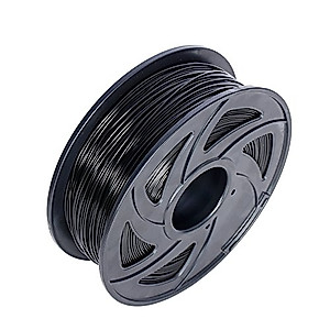 LEE FUNG ABS 3D Printer Filament 1.75mm,1kg (2.2lbs) Spool, Dimensional Accuracy +/- 0.05 mm Black