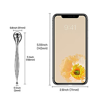 LISAPACK Metal Eye Cream Roller Wand, Face Massage, Facial Massager for Applicator, Reduce Puffiness