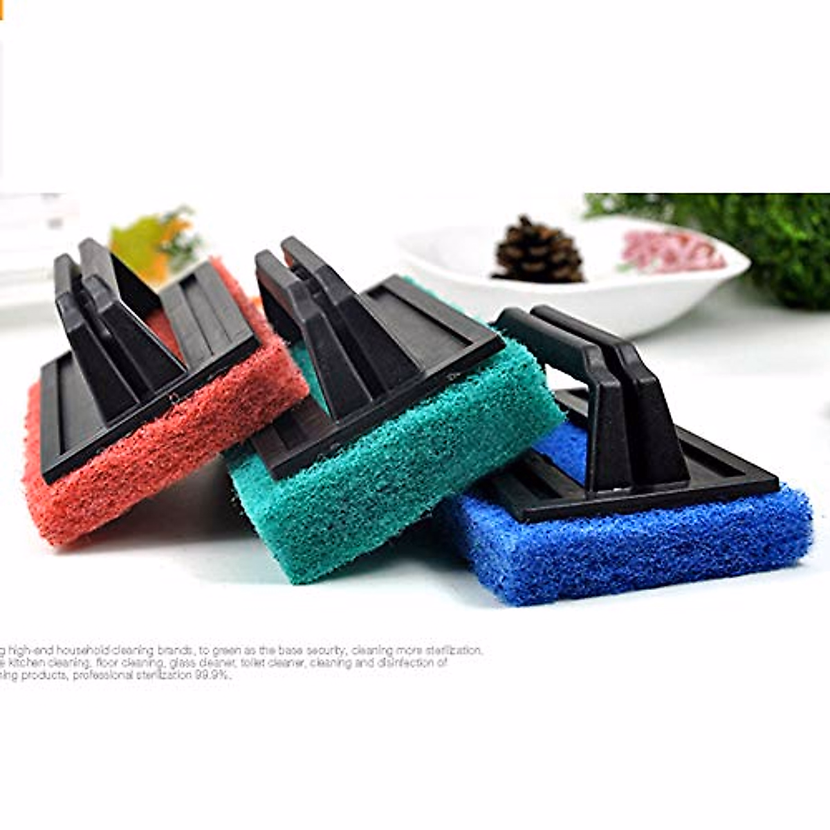 Waterline Scrubber Hot Tub Scum Line Cleaner Clean for Spas and Hot Tub Swimming Pools Cleaning (Blue)