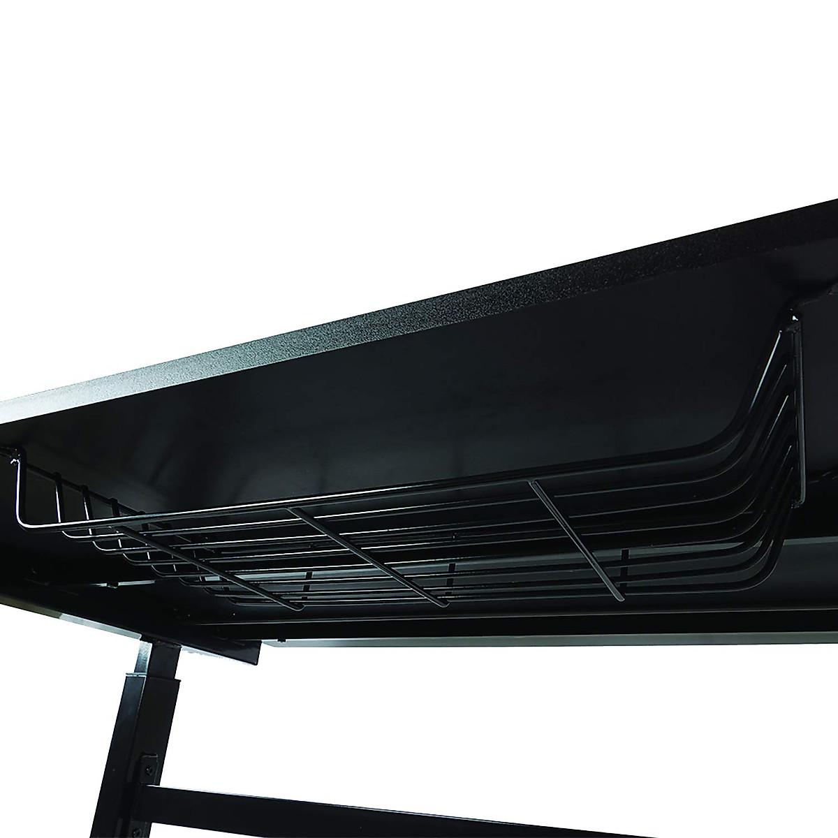 Height Adjustable Standing Desk Large 46 x 30 Inches Sit Stand Up Desk Home Office Computer Desk Memory Preset with T-Shaped Metal Bracket, Black