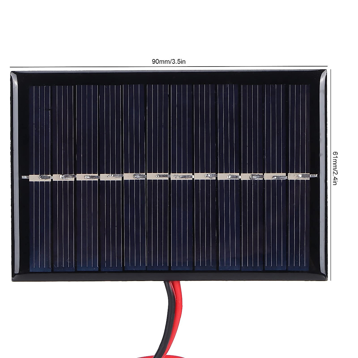 Solar Panel, Module Portable DIY Polysilicon Solar Charger for Toys Lights Solar Lights Solar Displays 3.7V Battery