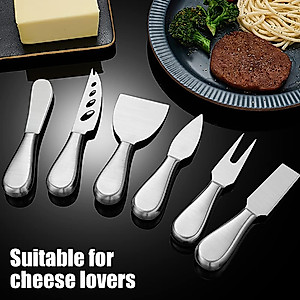 WANGXINYI Cheese Knives Set Stainless Steel Cheese Knives