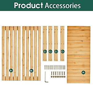 GHWIE 3-Tier Shoe Rack Bench, Natural Bamboo, Easy Assembly, Sturdy, Eco-Friendly, Intimate Design, Space Saving, 100% Money-Back Guarantee