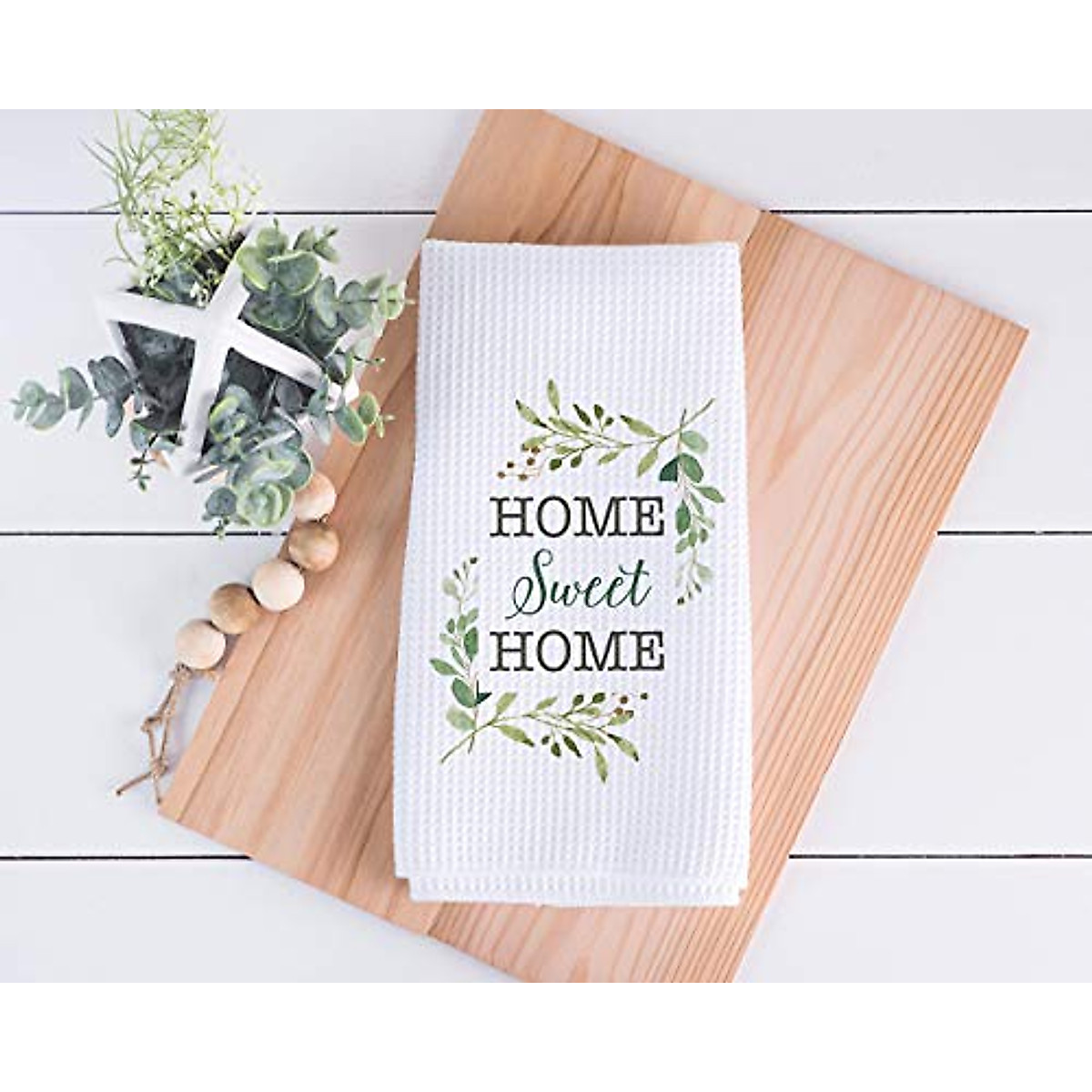 CANARY ROAD Home Sweet Home Dish Towel | Housewarming Present | New Homeowner Gift | Housewarming Towel | New Home Owner Present
