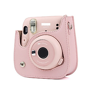 JUSTYINUO Camera Bag Protective Cover Mini Digital Photography Protective Bag Shockproof Protective Cover with Butterfly Fit for Polaroid Mini11/8/9 Camera Bags & Cases (Color : Pink)