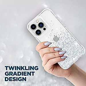 Case-Mate iPhone 13 Pro Case - Twinkle Ombre Stardust with 10ft Drop Protection & Wireless Charging - Luxury Bling Glitter Case for iPhone 13 Pro, Anti Scratch, Shock Absorbing Materials