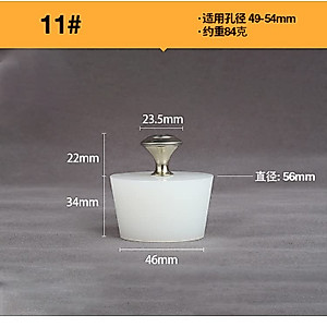 2pcs Floor Drain Plug Sewer Mouth Silicone Seal Stopper Deodorize Drainage Cover For Sink Bathtub Bathroom Kitchen Accessories (Size : 11)