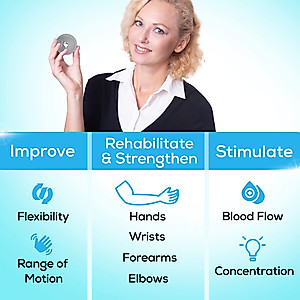 Serenilite Stress Balls, Anxiety Relief Items, Grip Strength Trainer, Meditation Accessories, Physical Therapy Equipment, Fidget Ball, Stress Balls for Adults, Hand Grip Strengthener