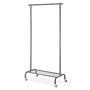 Whitmor Garment Rack, Gunmetal Grey