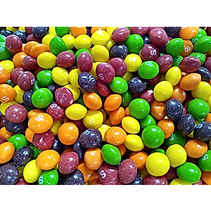 2 lbs of Fresh Delicious Grape Green Apple Lemon Orange Strawberry. Bulk Chewy Hard Shelled Candy