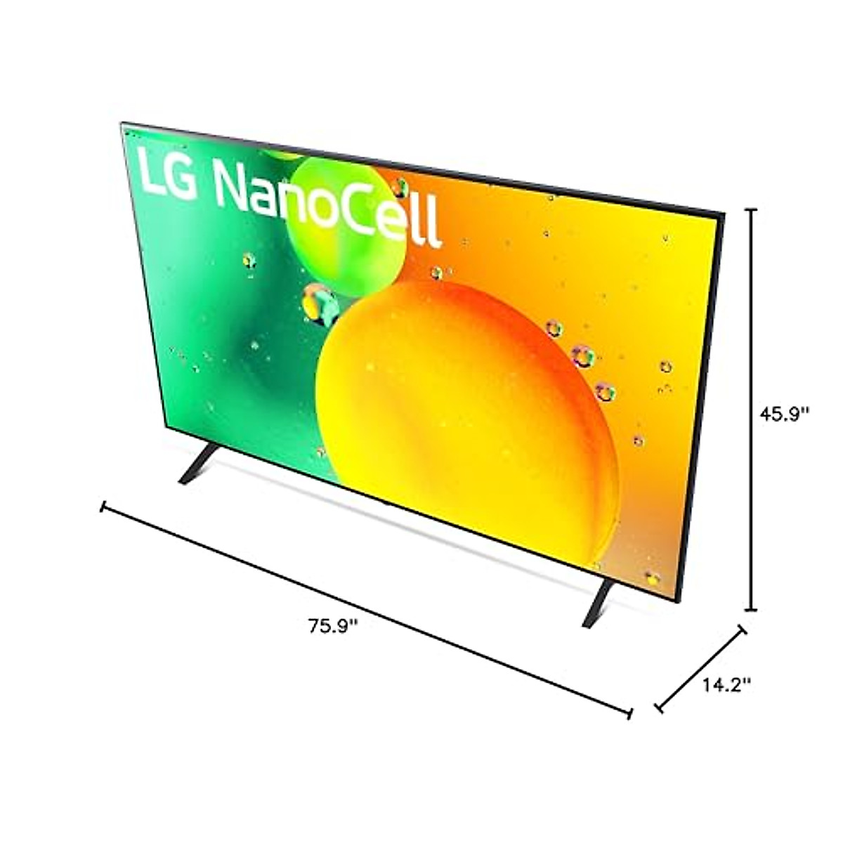 LG 86-Inch Class NANO75 Series Alexa Built-in 4K Smart TV, Black