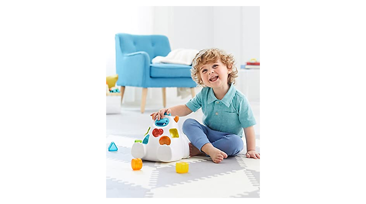 Skip Hop Shape Sorter Yeti - Educational Toddler Toy for Learning ...