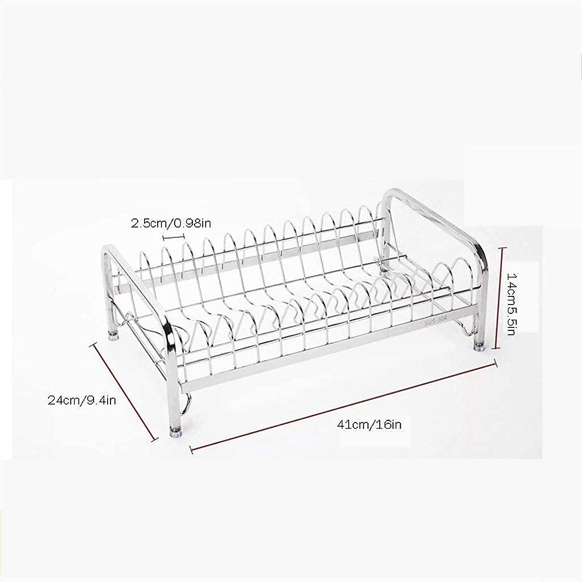 Plate Rack Draining Dish Rack Stainless steel single-layer dish rack drain rack dish rack dish rack dish rack for Kitchen Countertop Pan Plate Holder