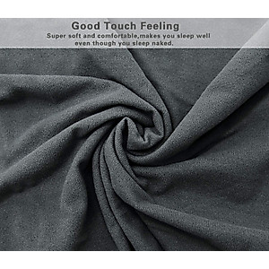 Marquess Microfiber Flannel Sheet Set-Ultra Soft & Comfortable 4 Pieces Sheet, Breathable & Luxury Warm Bedding Collection, Fade Resistant & Easy Care((CHARCOAL, FULL)