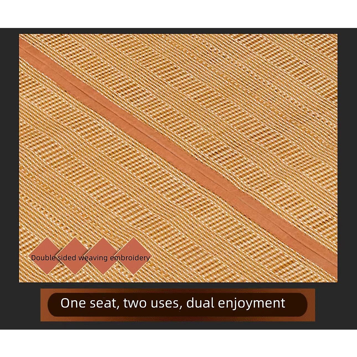 Shuanggui Bamboo-Mat-Summer-Mattress-Pad-Sleeping-Cooling-Pad-for-Bed-Size-0.6x1.8M/23x70in, liangxi006