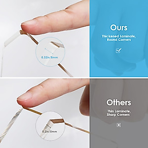 RekRang Acrylic Desk Bookshelf,Small Desktop Bookcases Clear Book Shelf Organizer for Home Office School,Book Stand Display Rack for CDs Magazines Books