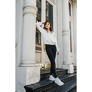 90 Degree By Reflex - High Waist Power Flex Legging - Tummy Control - Black - Small