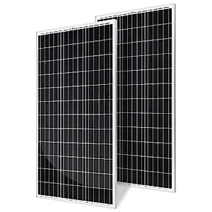 RICH SOLAR 200 Watt 12 Volt Solar Panel 2 Pack of 100W High Efficiency Solar Module Charge Battery for RV Trailer Camper Marine Off Grid