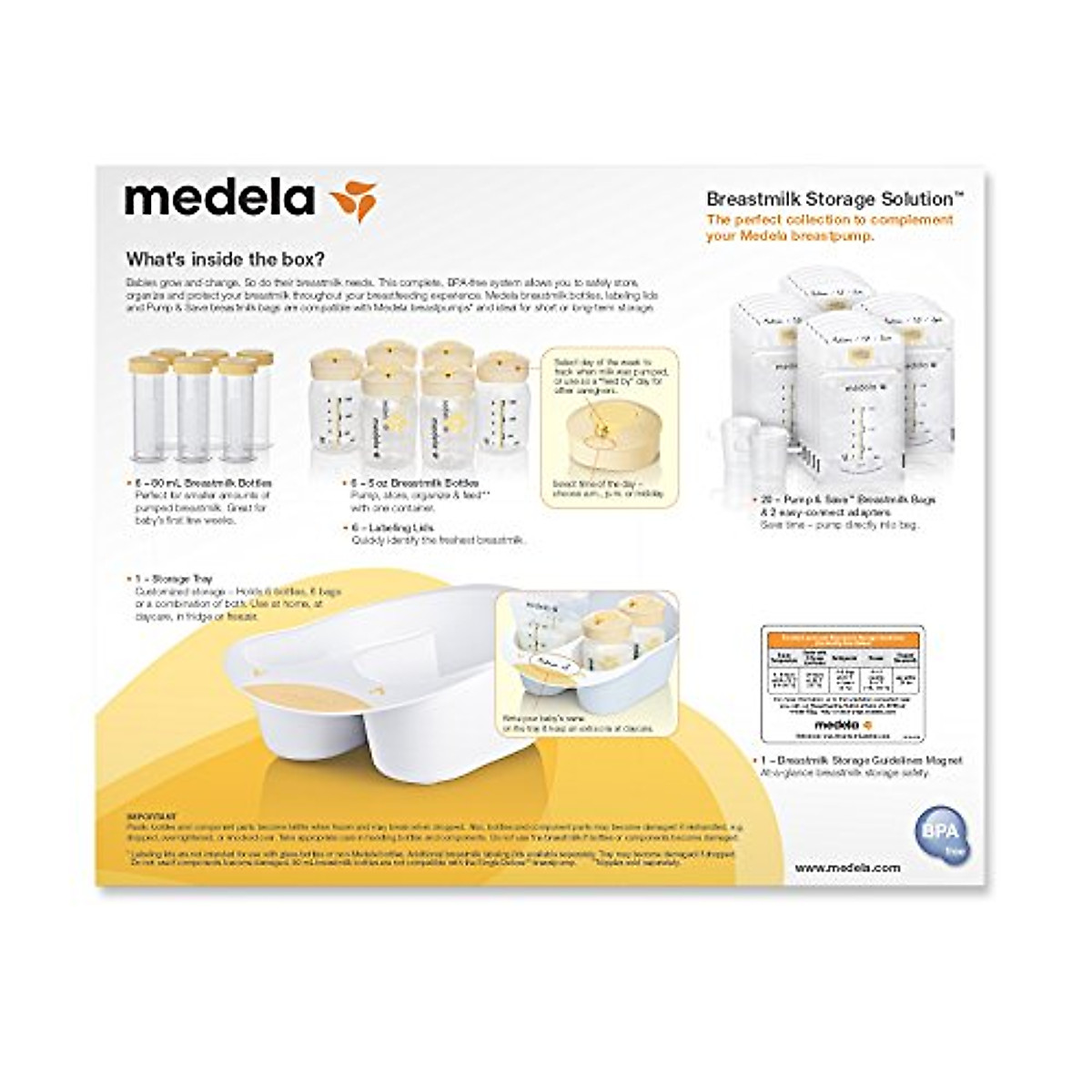 Medela Breast Milk Storage Solution Set