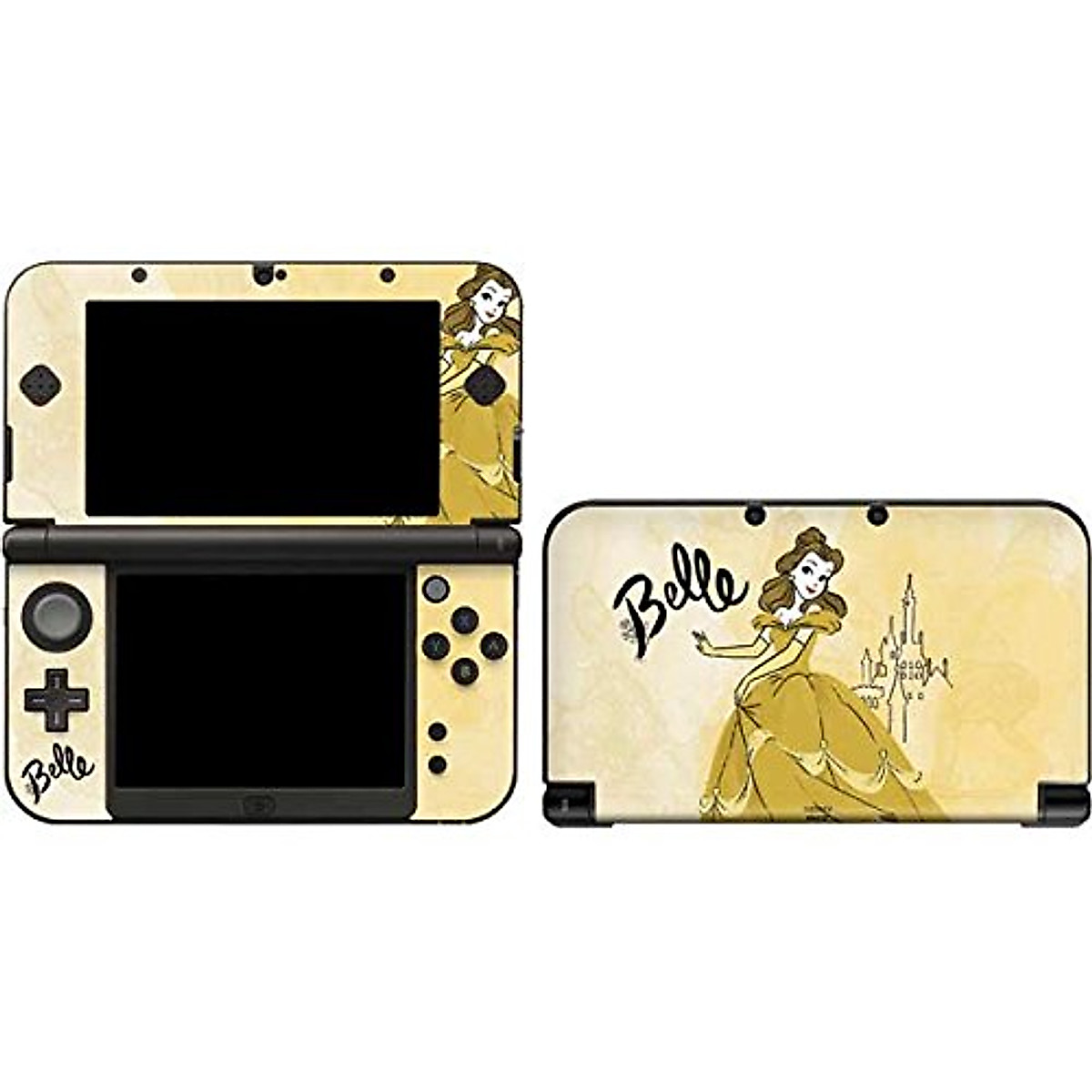 Skinit Decal Gaming Skin Compatible with 3DS XL 2015 - Officially Licensed Disney Princess Belle Art Design