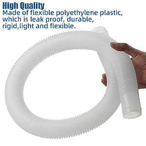 1.5 inch x 3ft Pool Skimmer Hose Replacement for Intex Above Ground Pool Skimmer Pump Transfer Hose Part # 10531 25016