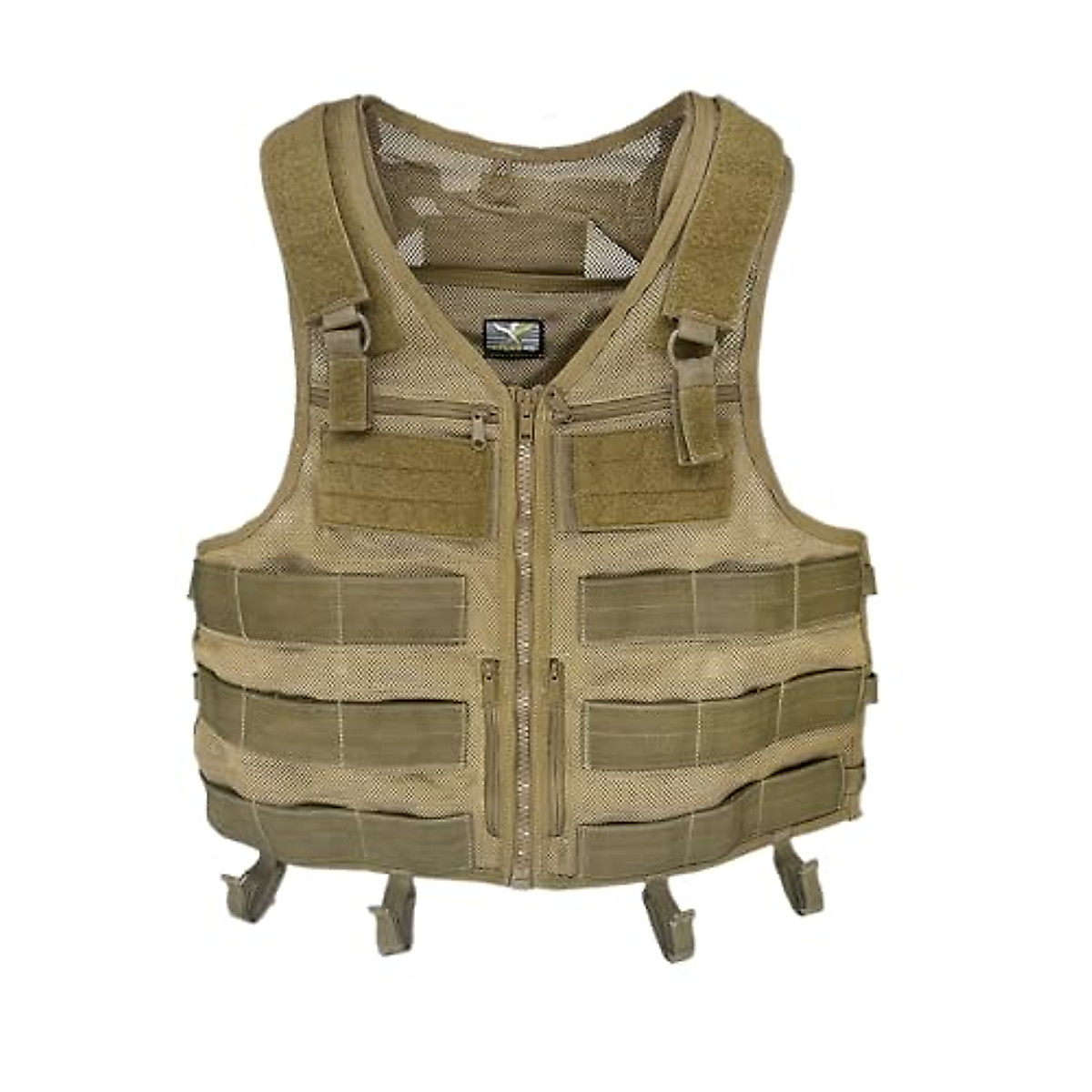 Atlas 46 AIMS Saratoga Tool Vest, Universal Chest Rig, Attach Pouches and Holsters - Berry Compliant - Made in the USA
