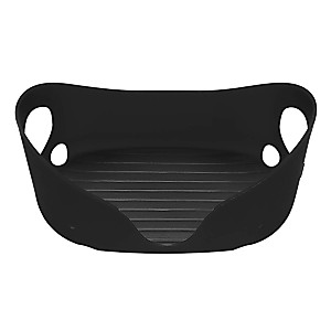 X-super Home 2021 Newest Silicone VR Shell Case for Oculus Quest 2 Soft Membrane VR Headset Protection Anti-scrach Shock-Resistant Accessories for Q2 (Black)