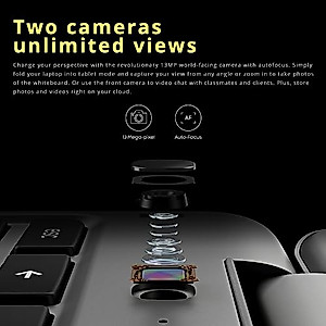 SAMSUNG Plus V2 2-in-1 12.2" Touchscreen Chromebook Laptop, Intel Celeron 3965Y, 4GB RAM, 64GB eMMC, 1M Front Camera, Wi-Fi, Bluetooth, MicroSD Reader, Stylus Pen, Chrome OS, Silver, 128GB USB Card