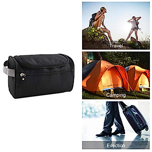 ZEPELOFFY Mens Travel Bag Toiletry,Hygiene Bag,Mens Hanging Bathroom Bag Canvas Dopp Kit with Large Capacity for Travel Accessories