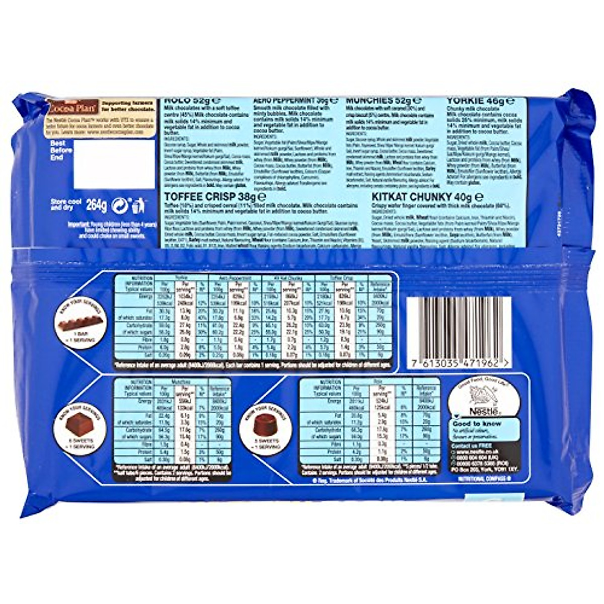 Original Nestle British Chocolate Mix Rolos Aero Munchies Toffee Crisp Kit Kat Yorkie Imported From The UK Nestle Variety Pack Original From England