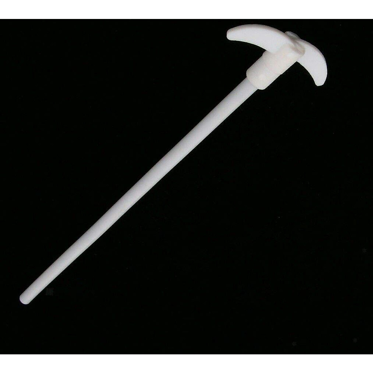 (350MM) / 13.8 Inches PTFE Coated Stainless Steel Electric Overhead Stirrer Mixer Shaft Stirring w/Foldable Paddle Blade Rod Lab Utensils Supplies (7mm Diameter)