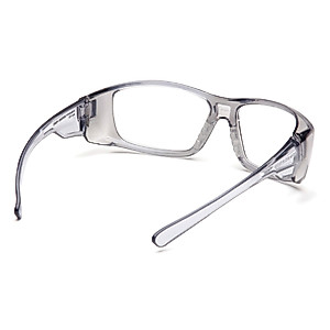 PYRAMEX SG7910D15 Pyramex Emerge Clear Safety Reader Glasses, Scratch-Resistant,Gray Frame