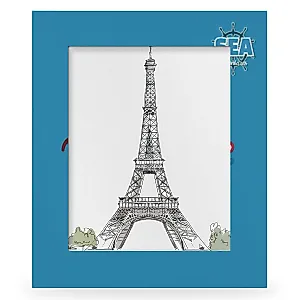 POFATO Red Octopus Sea Adventure 8x10 Picture Frame Wood Photo Frame for Tabletop Display Wall Mount Picture Frame Display 8 x 10 Inch Photo Wall Decor Home Gift Frames