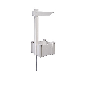 Zippity Outdoor Products ZP19027 Majestic Mailbox Post, White