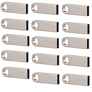 100 Pack 8GB Mini Flash Drive Bulk and Wholesale USB Flash Drives 8GB Thumb Drive 8GB USB Flash Drive 100 Pack 8GB USB Drive Pen Drive USB Memory Stick (Silver, Custom Logo)