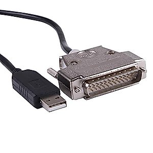 Suamdoen USB to DB25 Male Serial Converter Apdater Null Modem Crossover Printer Cable FT231XS Driver Programming for Epson TM-T88V Printer