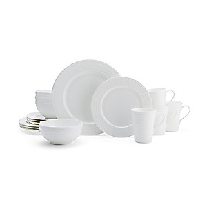 Mikasa Nellie 16-Piece Dinnerware Set, Service for 4 White