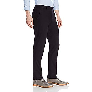 Goodthreads Men's Slim-Fit Wrinkle-Free Comfort Stretch Dress Chino Pant, Black, 32W x 29L