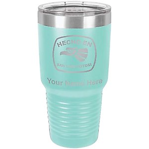 LaserGram 30oz Vacuum Insulated Tumbler Mug, Hecho en San Luis Potosi, Personalized Engraving Included (Teal)