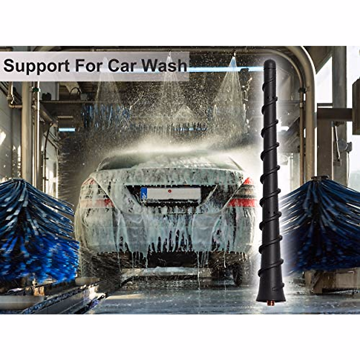 BASIKER Antenna fit for 2011-2025 Jeep Cherokee Grand Chrokee Renegade Compass, Dodge Journey Durango Dart Avenger Nitro, Chrysler 200 Fiat 500 Car Antenna Upgrade OEM 68297936AA 5091100AA