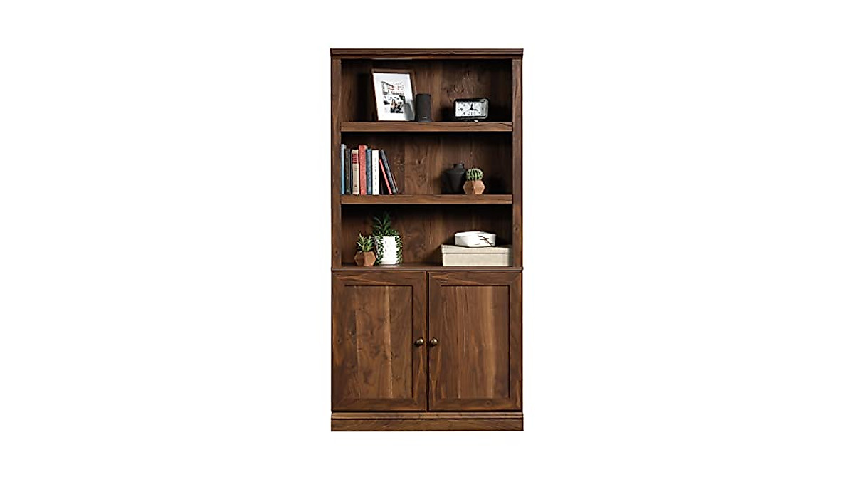 Sauder Grand Walnut Bookcase - Stylish & Functional