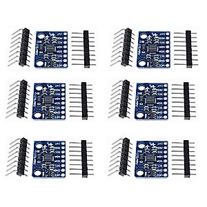 Treedix 6pcs MPU-6050 Module 3-axis Gyroscope 3-axis Acceleration Sensor Compatible with Arduino Raspberry Pi