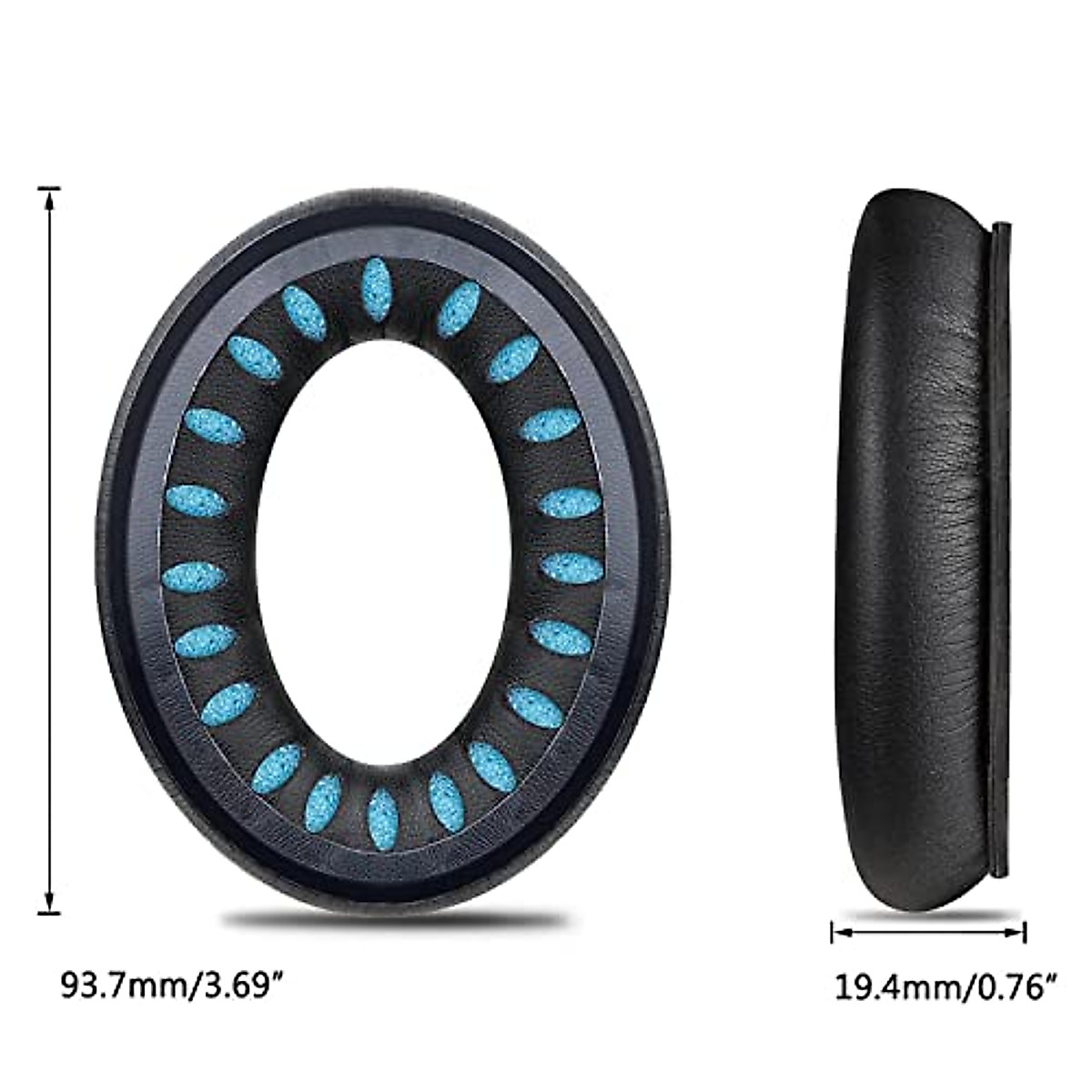 SOULWIT Professional Earpads Replacement for Bose Triport 1 (TP-1), Triport 1A (TP-1A), Around-Ear 1 (AE1) Headphones, Ear Pads Cushions with Noise Isolation Foam, Added Thickness