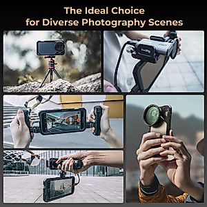 SmallRig for iPhone 15 Pro Max Phone Cage with 67mm Filter Adapter, Upgraded Quick Release Design Phone Video Rig Cage for Videography/Video Recording/YouTube/Live Streaming/Vlog - 4391B