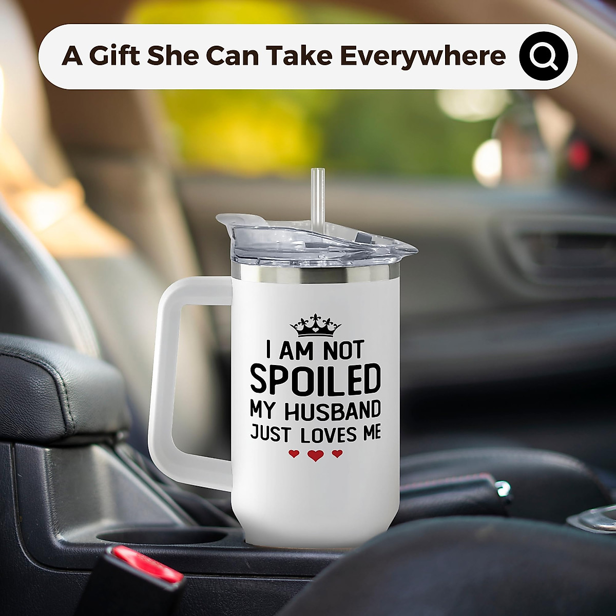 Gifts for Wife - Wife Gifts, Gifts for Her - Wedding Anniversary for Wife, Wife Birthday Gift Ideas, Christmas Gifts for Wife, Christmas Gifts for Her - I Love You Gifts for Her - 40 Oz Tumbler