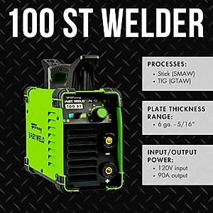 FORNEY Easy Weld 100ST, 90 Amp, 120-Volt Stick/Tig Welder