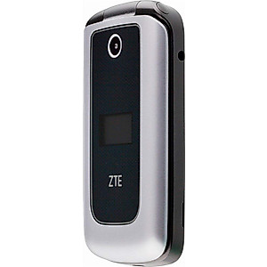 ZTE Cymbal 4G Prepaid Cell Phone (Z233VPP) Silver - 4GB, Verizon - (Renewed)