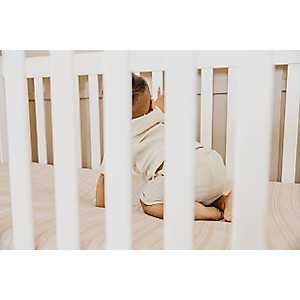 Copper Pearl Premium Knit Baby Crib Sheets for Boys and Girls Breathable and Soft, Fitted Crib Sheets for Standard Baby Mattresses, Crib Sheet for Baby Registry or Shower Gift, Clay